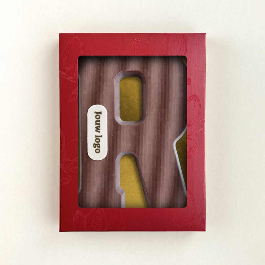 LogoLetter R melk 200 gram | Chocolade met logo